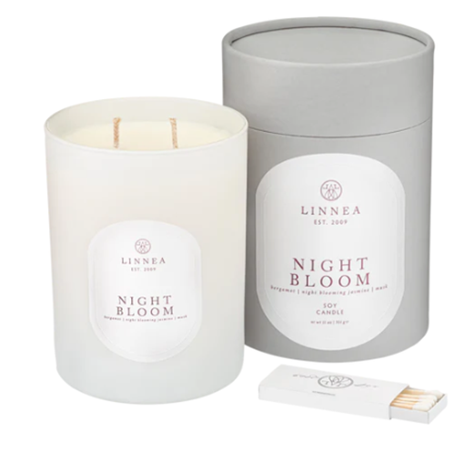 Linnea Night Bloom Candle – Beigestyle